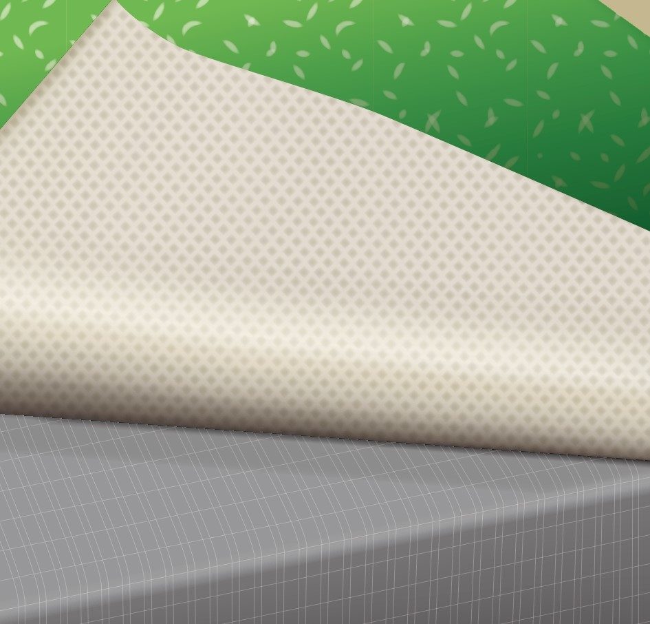 Skirting board and resilient flooring fixation tape - ADESIA